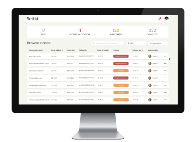 Settld - for Life's big events